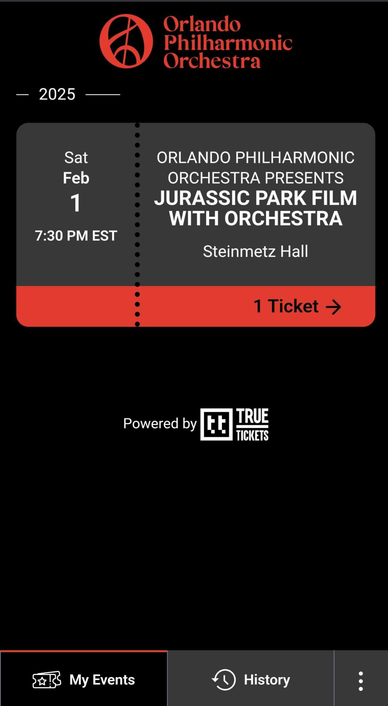 Digital Tickets – Orlando Philharmonic
